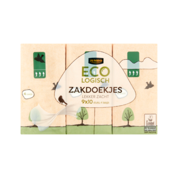 Jumbo Zakdoekjes 9 Pakjes Ecologisch bestellen? | Jumbo