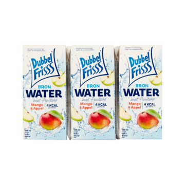 DubbelFrisss Bronwater met Fruitsap Mango & Appel 0, 2L bestellen? | Jumbo