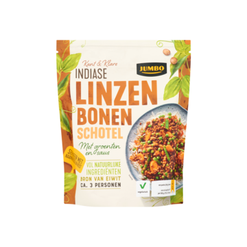 Jumbo Kant & Klare Indiase Linzen Bonenschotel 500g bestellen? | Jumbo