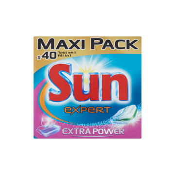 Sun Expert Extra Power All in 1 Maxi Pack 40 Stuks 720g bestellen? | Jumbo