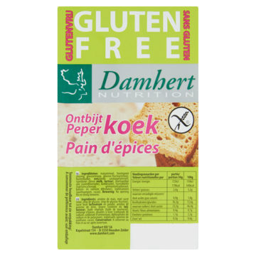 Damhert Glutenvrij Ontbijt Peperkoek 300g bestellen? | Jumbo