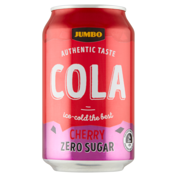 Jumbo Cola Cherry Zero Sugar 330ml bestellen? - Frisdrank en sappen ...