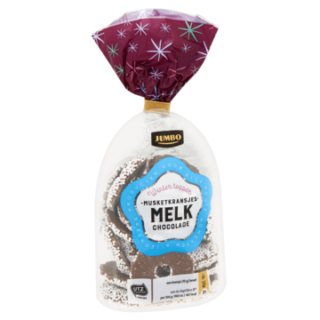 Jumbo Winter Topper Musketkransjes Melkchocolade 175g bestellen? | Jumbo