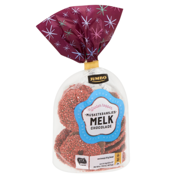 Jumbo Winter Topper Musketkransjes Melkchocolade 175g bestellen? - Koek ...