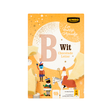 Jumbo Wit Chocolade Letter B 135g bestellen? | Jumbo