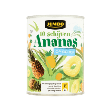 Jumbo Ananas Schijven op Siroop 10 Stuks 567g bestellen? | Jumbo