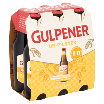 Gulpener - Pils Bio - Fles - 6 x 300ML bestellen? - Bier en wijn ...