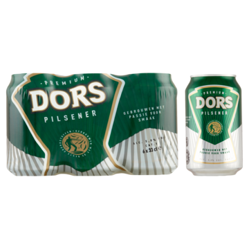 Dors - Premium Pilsener - Blik - 6 x 330ML bestellen? - Bier en wijn ...