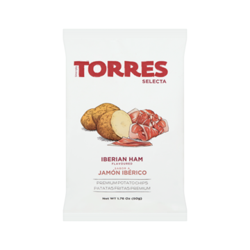 Torres Iberian Ham Flavoured Premium Potato Chips 50g bestellen? | Jumbo