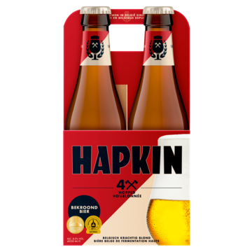 Hapkin Blond Fles 4 x 33cl bestellen? | Jumbo