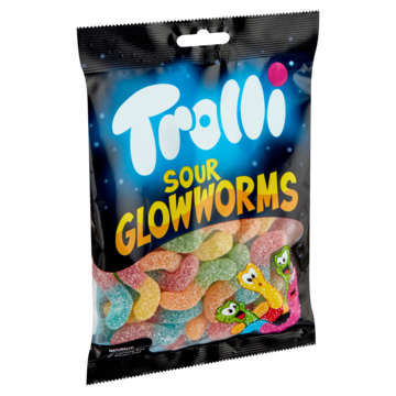 Trolli Sour Glowworms 200g bestellen? - Koek, snoep, chocolade en chips ...