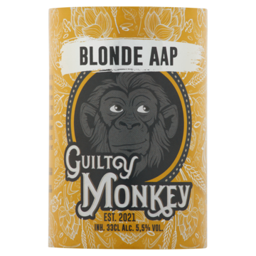 Guilty Monkey - Blonde Aap - Fles - 330ML bestellen? - Bier en wijn ...